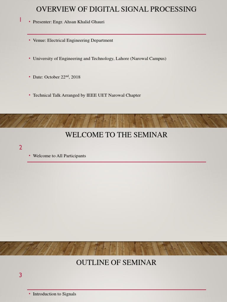 Overview of DSP and Image Processing | Download Free PDF | Digital ...