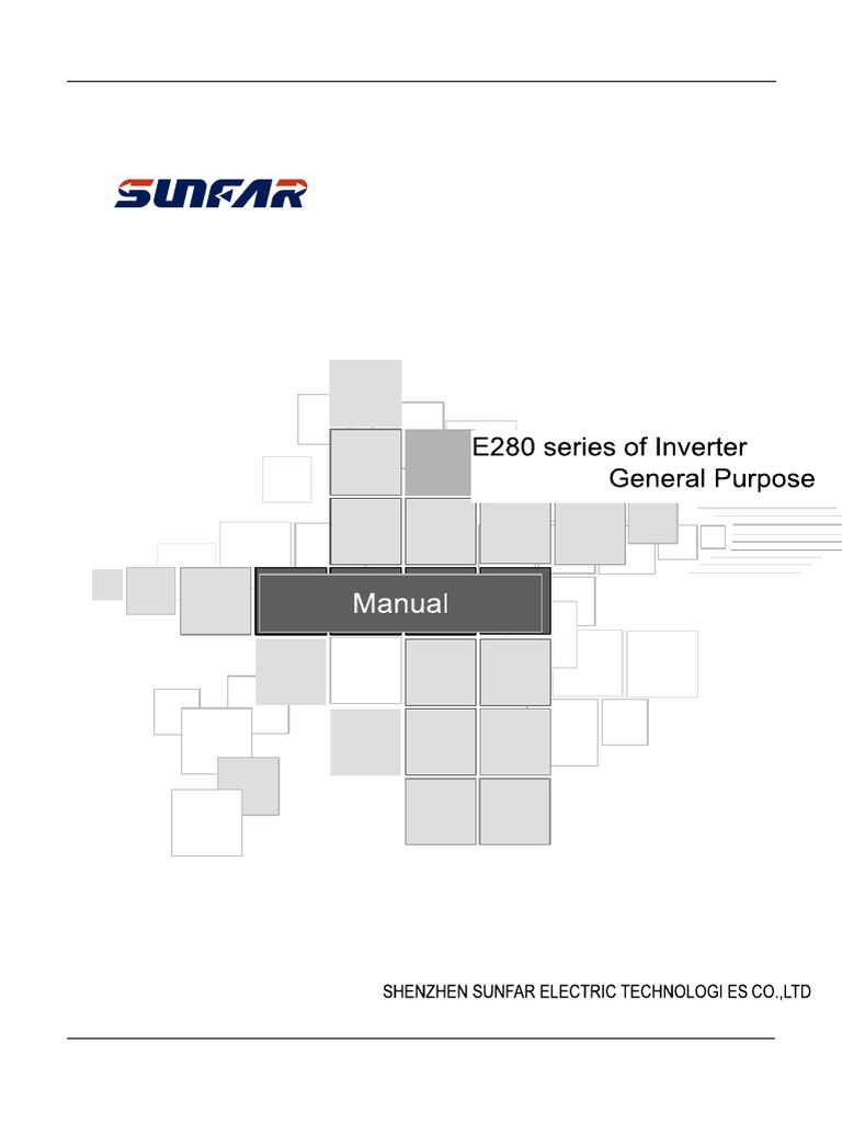E280 Series Manual PDF | PDF | Power Inverter | Electric Motor