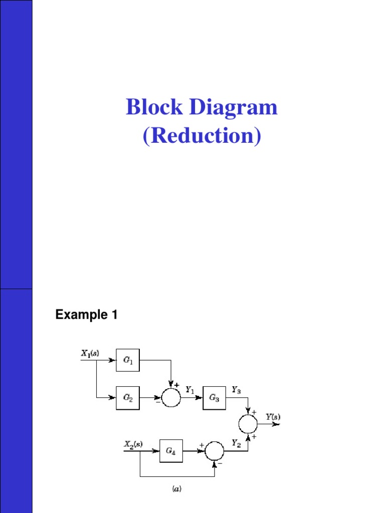 Example of Block Diagram Reduction | PDF