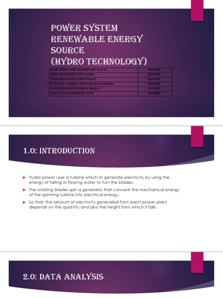 Power System Slide | PDF | Hydroelectricity | Energy Development