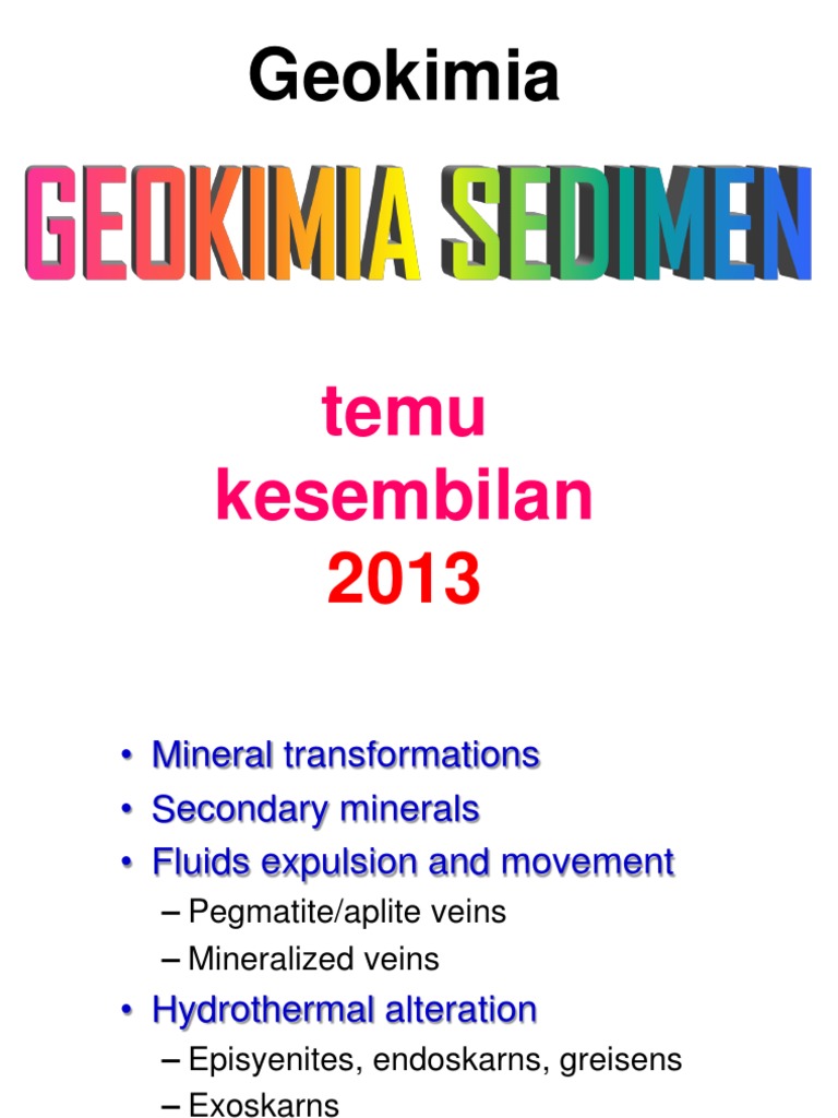Geokimia Part 9 | PDF | Minerals | Rock (Geology)