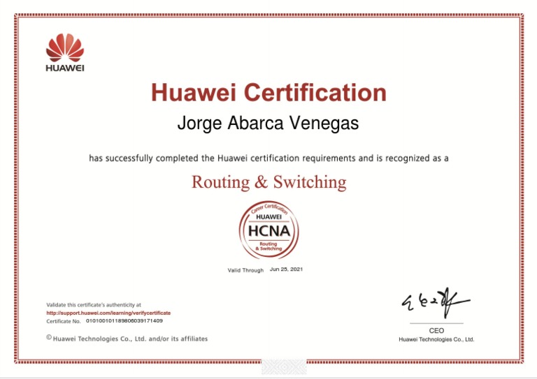 Certification HCNA | PDF