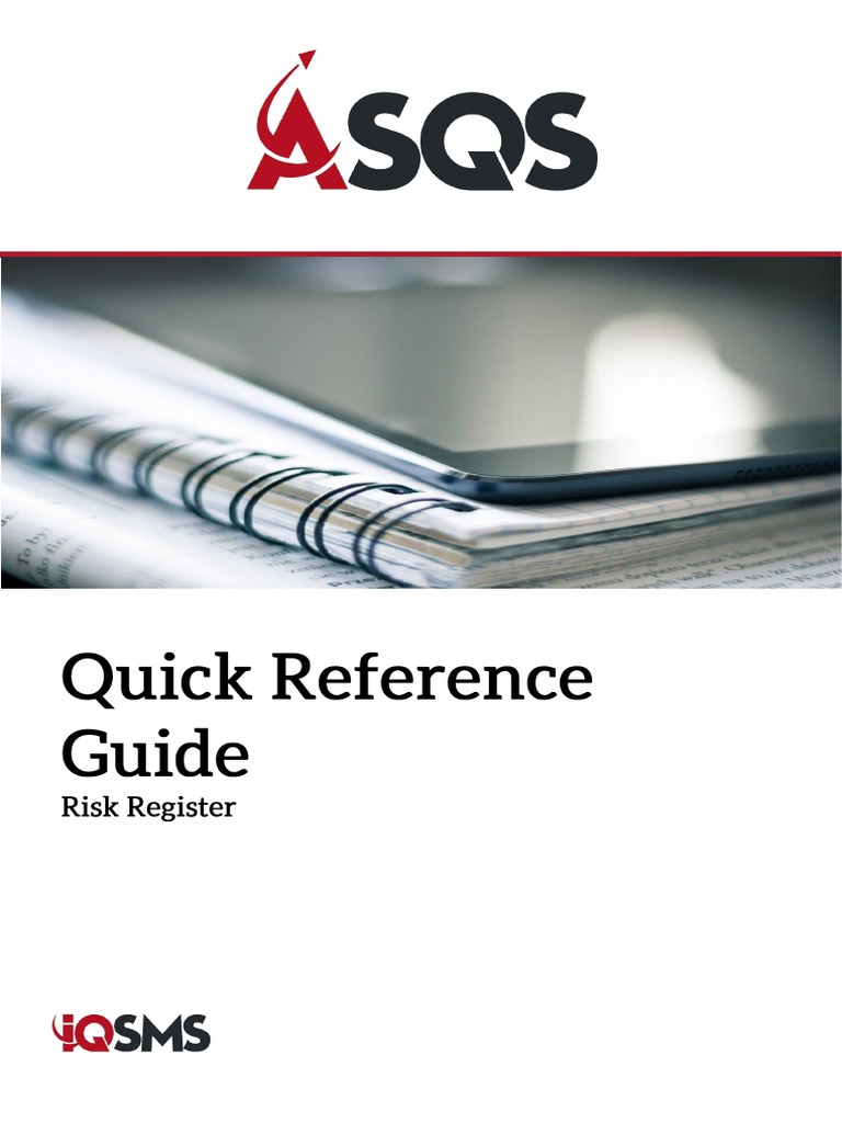 ASQS Quick Ref Risk Register | PDF | Risk Management | Risk Assessment