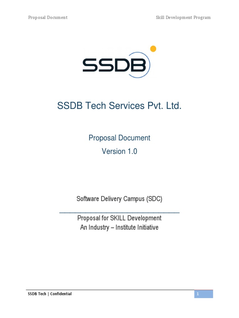 Skill Development Program Proposal | PDF | Software Development ...