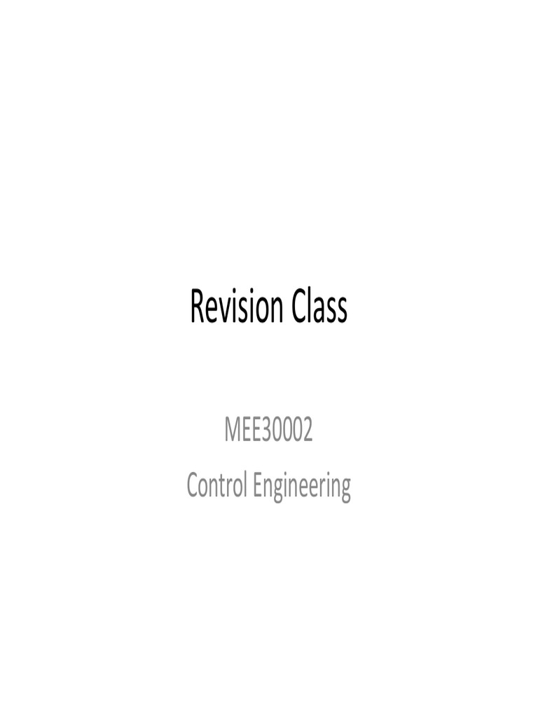 Control Engineering | PDF | Control Theory | Systems Theory