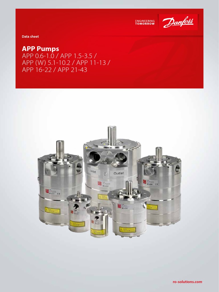 521B1331 - APP Pumps - UK - 01-2016 | PDF | Pump | Machines