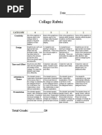 Diorama Project Rubric | PDF | Cognition | Psychological Concepts