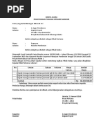 Format Hand Over Pekerjaan | PDF