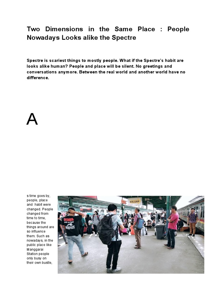 Two Dimensions in The Same Place | PDF | Social Science