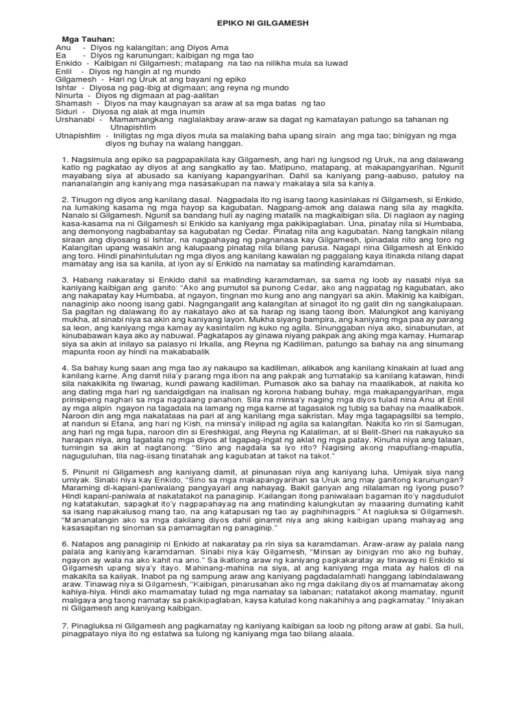Epiko ni Gilgamesh
