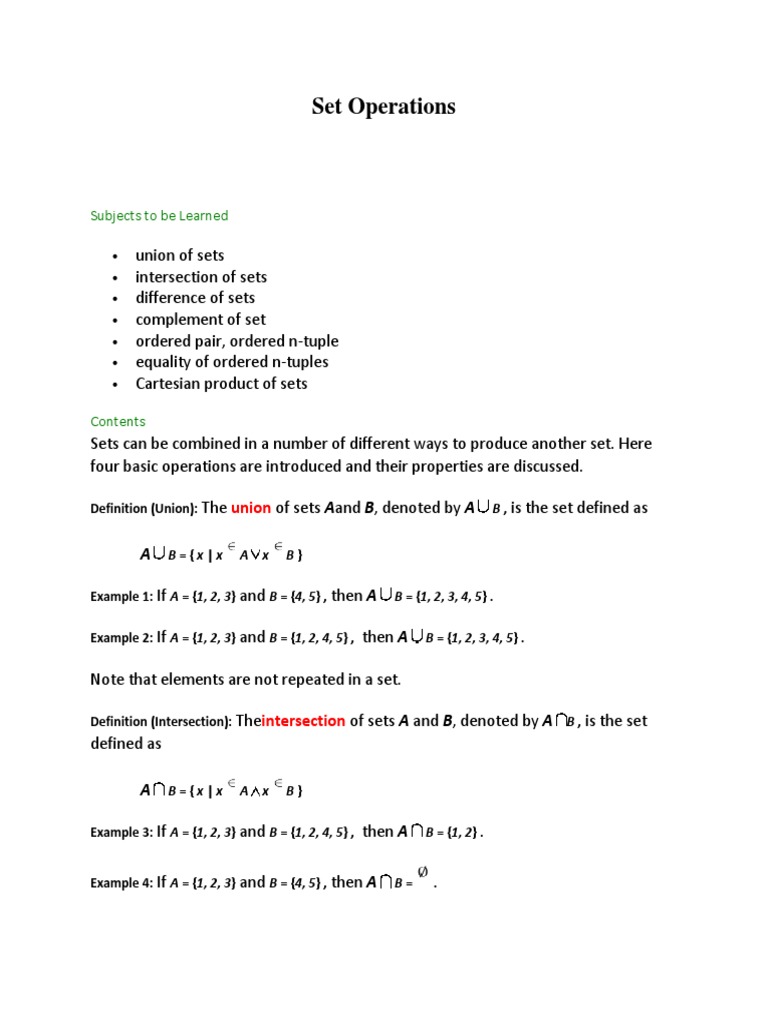 Cartesian Product Pdf Set Mathematics Cartesian Coordinate System
