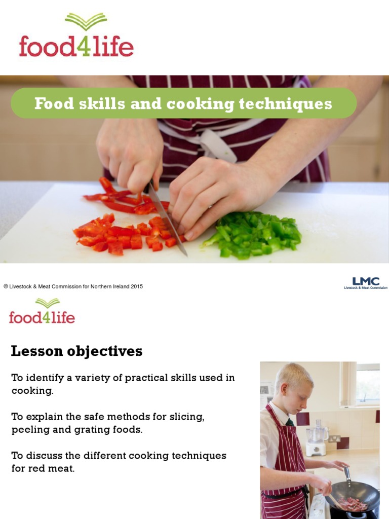 Cooking Skills and Techniques Guide | PDF | Grilling | Beef