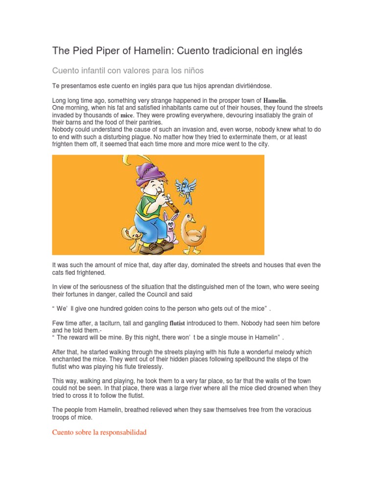 The Pied Piper of Hamelin | PDF