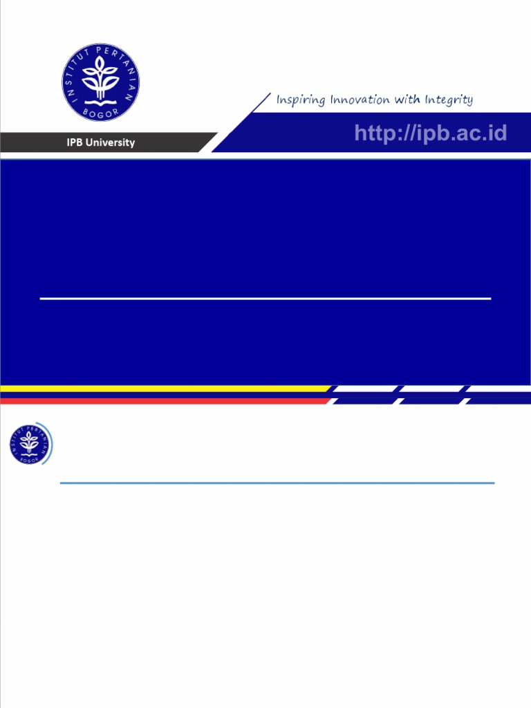 Inspiring Innovation and Integrity at IPB University | PDF