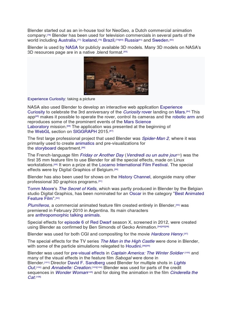 Blender | PDF | Blender (Software) | Keyboard Shortcut
