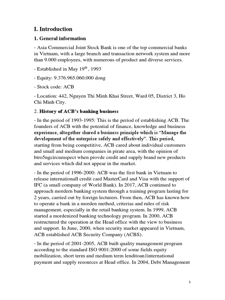 General Information | PDF | Deposit Account | Banks