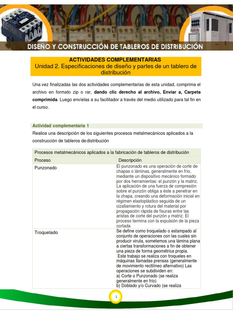 Diseño Y Construcción Tableros De Distribución Pdf Pintar Soldadura