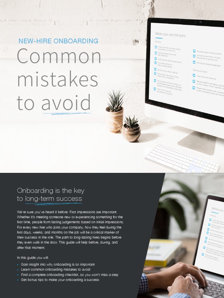 Top 10 Onboarding Mistakes To Avoid | PDF | Employment | Organizational ...