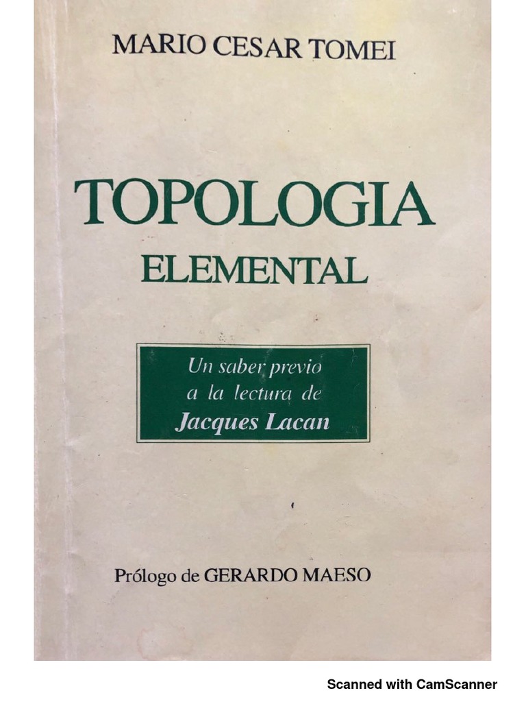Topologia Elemental - Mario Cesar Tomei | PDF
