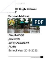 Enhanced School Improvement Plan (ESIP) Checklist On Content and Format ...