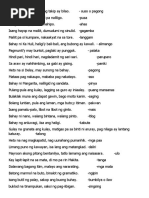Filipino Dula Dulaan Script | PDF