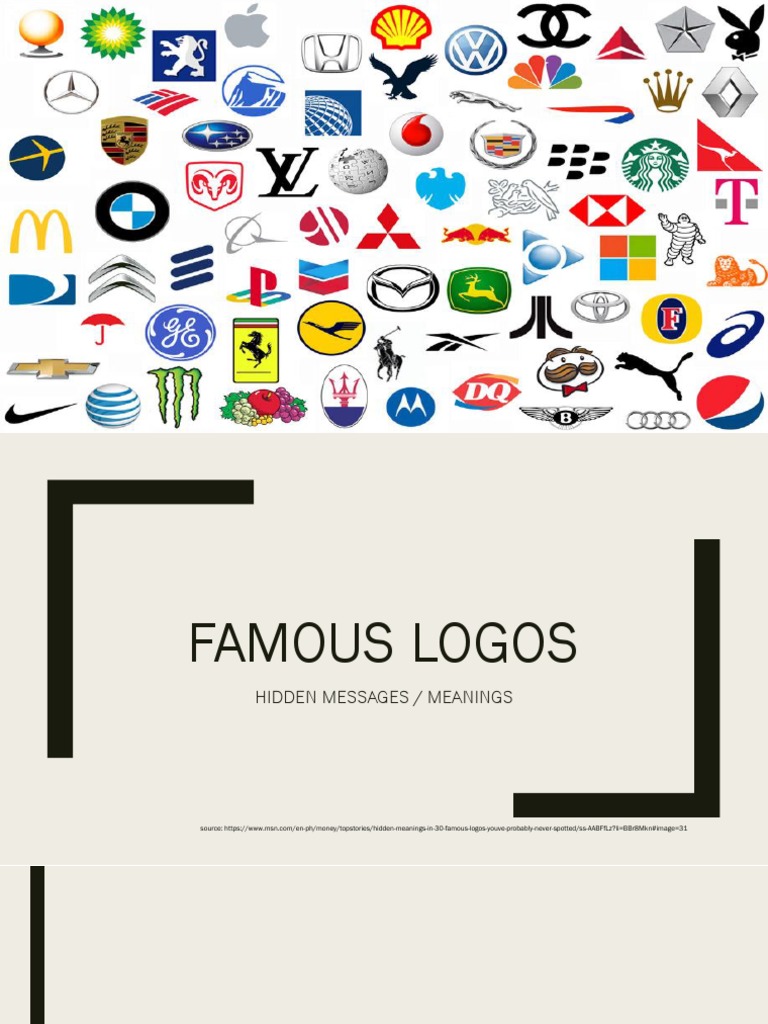 Famous Logos and Their Hidden Messages | PDF