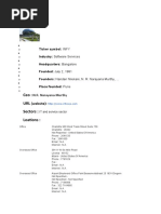 Infosys Global Office Directory | PDF | Business | Computers