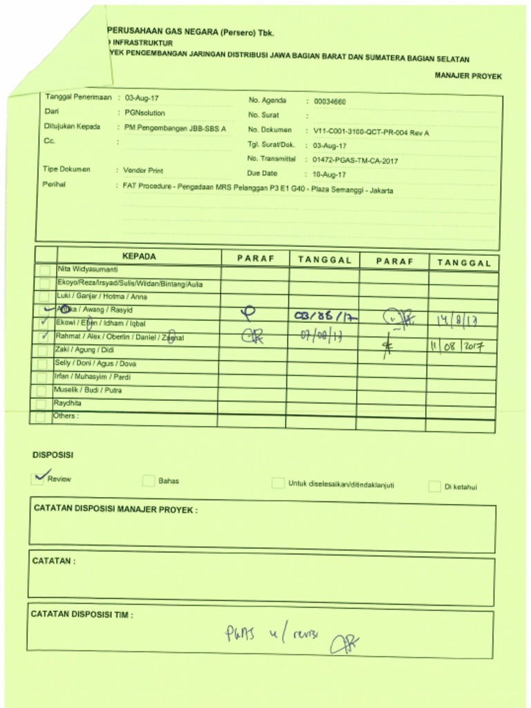 FAT Procedure Rev. A PDF | PDF
