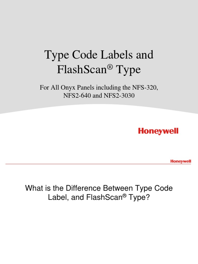 5 Flashscan Type and Type Code Labels | PDF | Relay | Computer Engineering