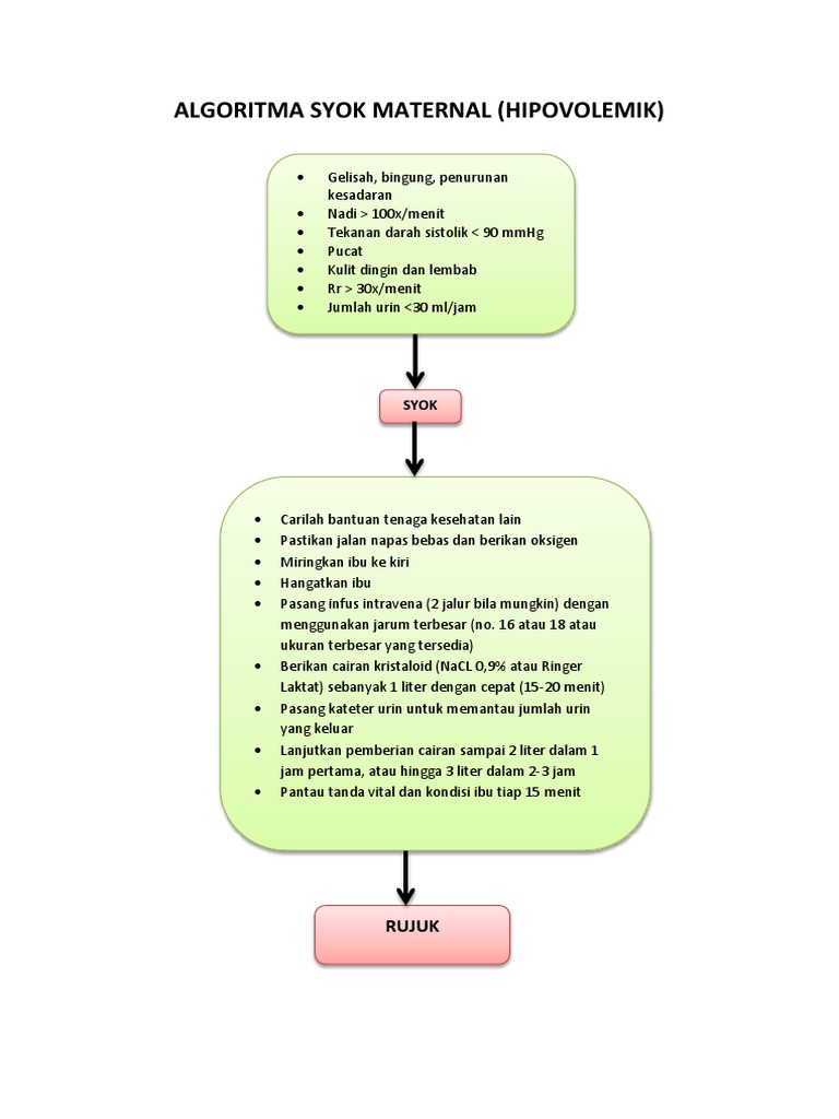 Algoritma Syok Maternal | PDF