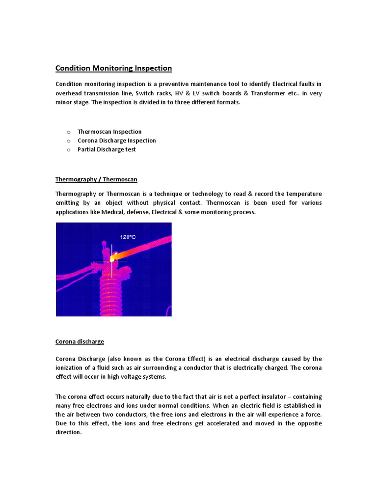Condition Monitoring | PDF | Insulator (Electricity) | Force