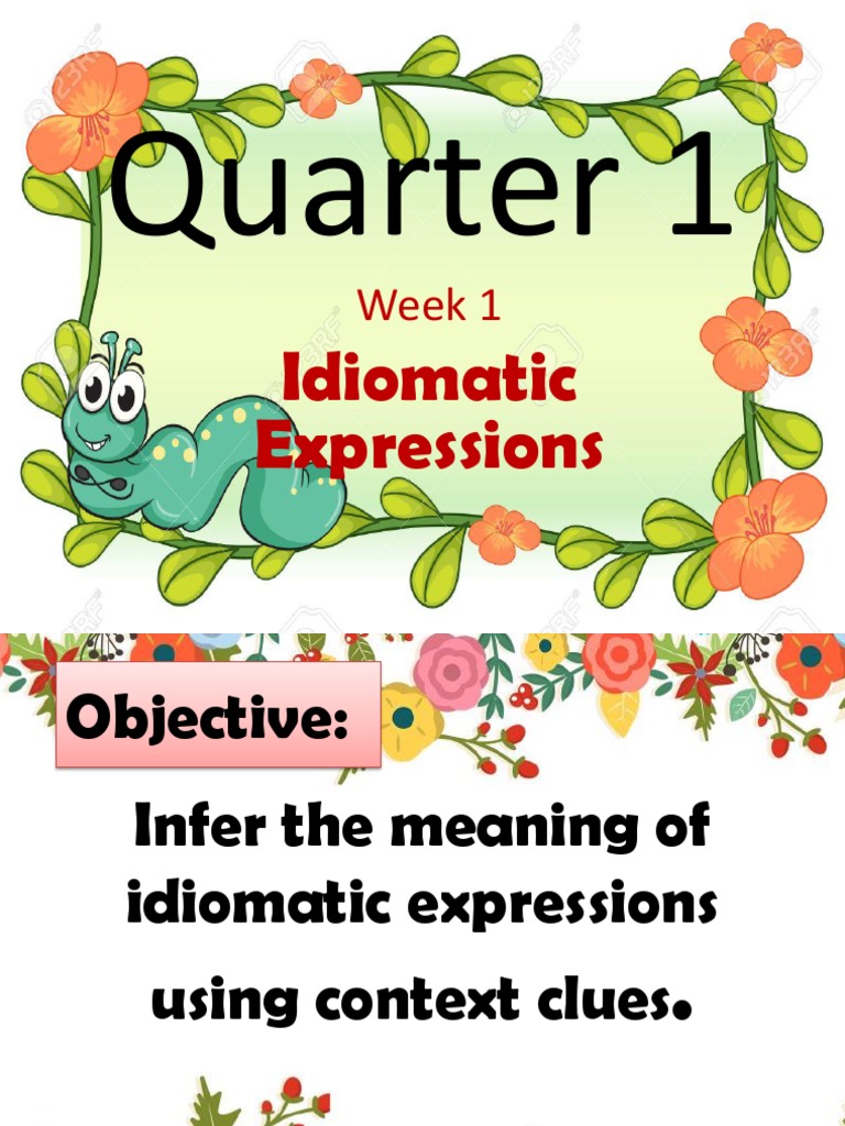 Understanding Idiomatic Expressions | PDF | Idiom