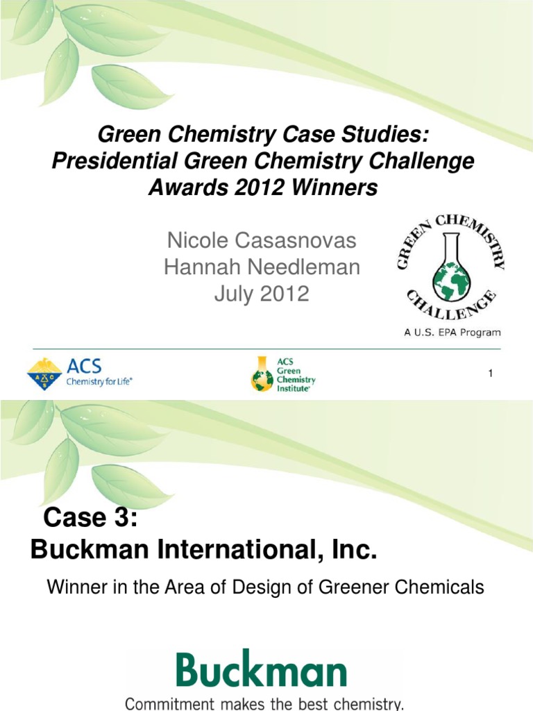 Pgcca 2012 Winner Buckman International | PDF | Cellulose | Paper