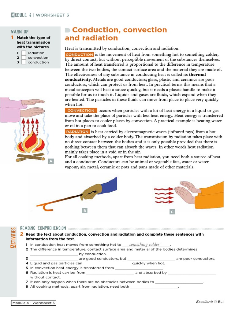 Conduction Convection Radiation Reading | PDF | Heat Transfer | Convection