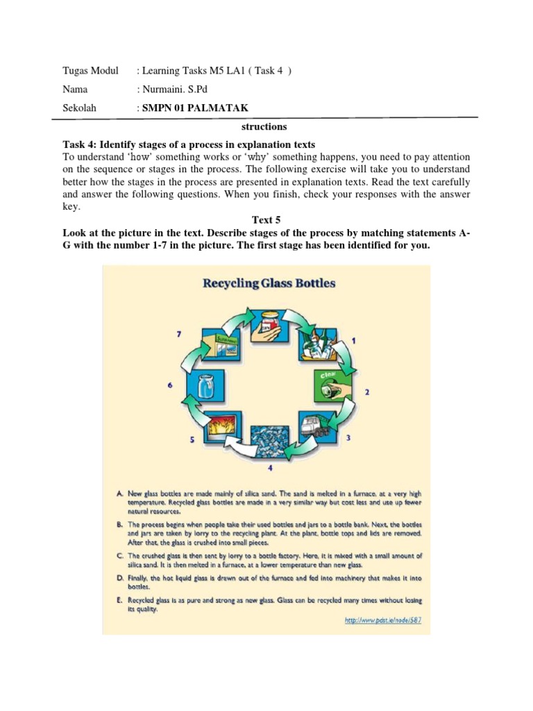 Learning Tasks M5 LA1 Text 5 Task 4 | PDF