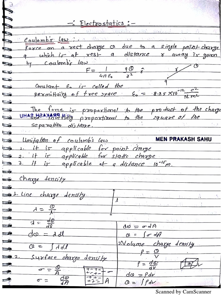 Electro Statistics | PDF