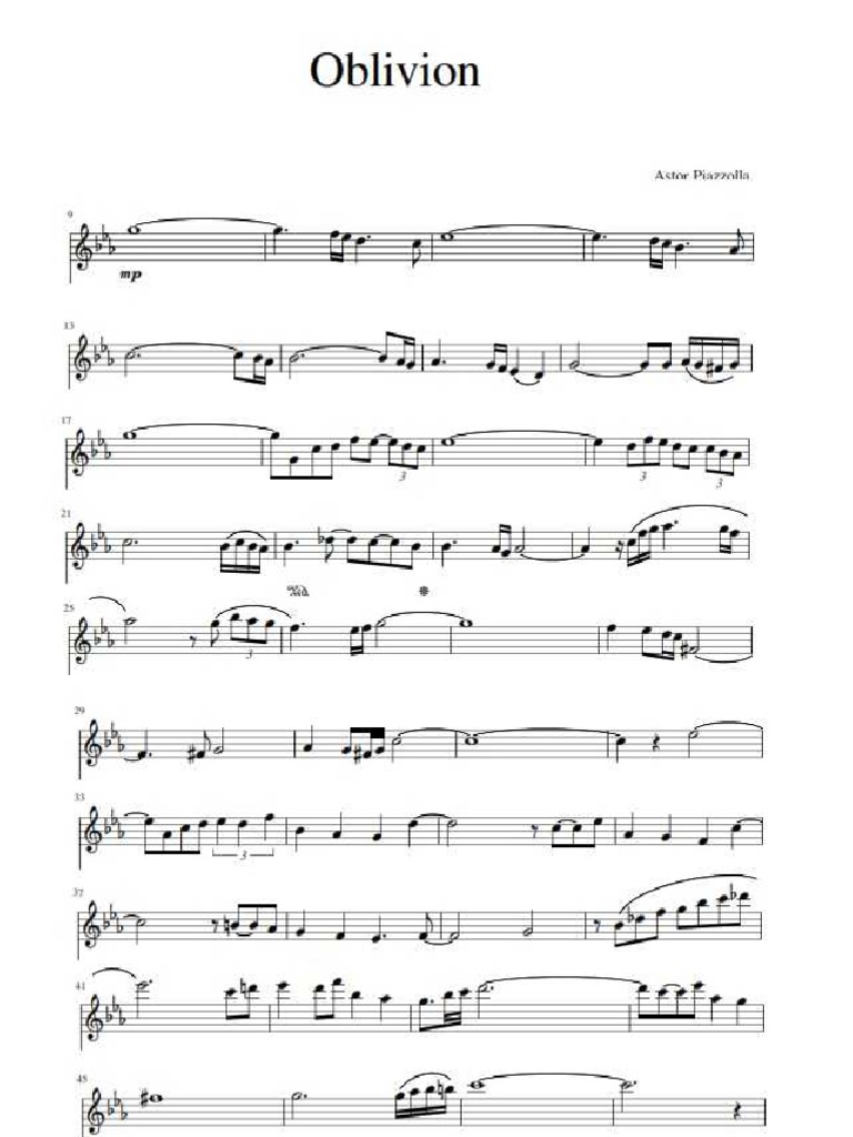 Flute Oblivion | PDF