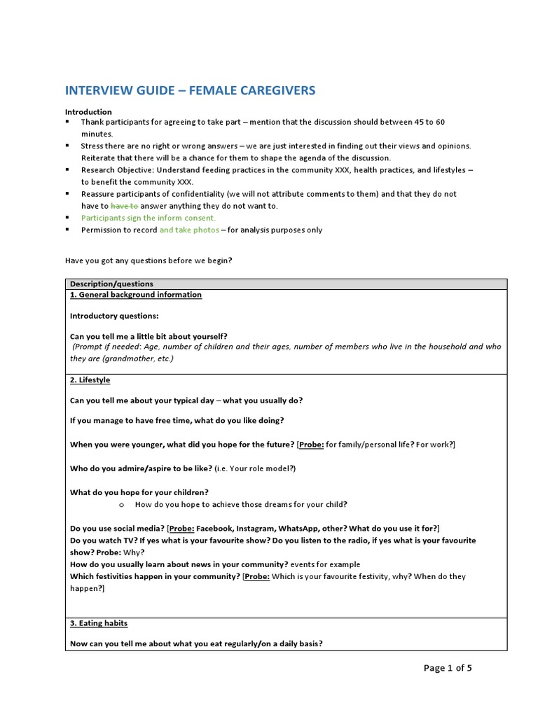 Female Caregivers' Insights | PDF | Breastfeeding | Pregnancy