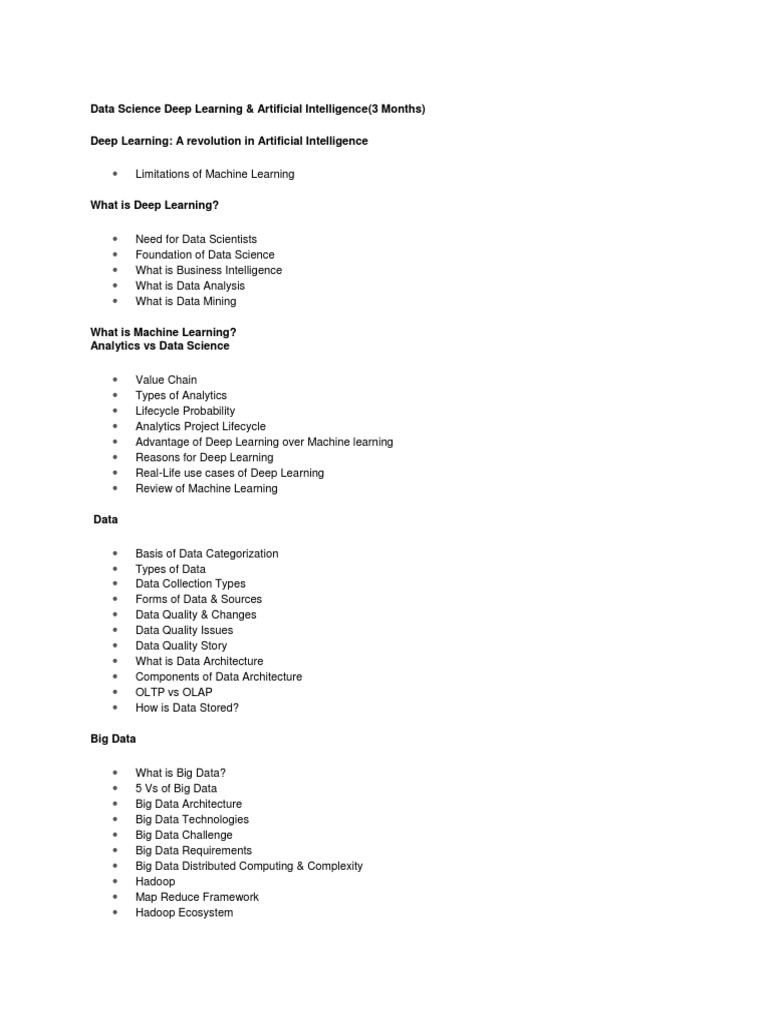 Data Science Deep Learning & Artificial Intelligence | PDF | Artificial ...