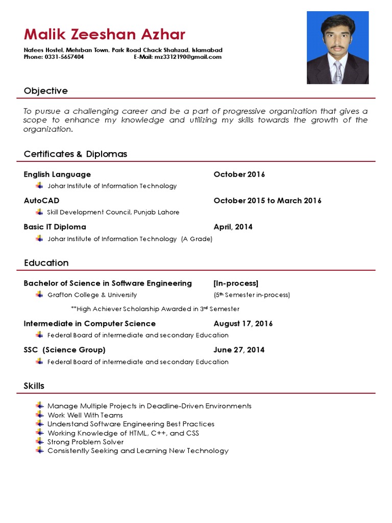 Zeeshan Azhar Resume | PDF