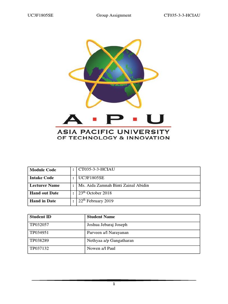 Final Documentation Hci 2019 PDF | PDF | Usability | Software Prototyping