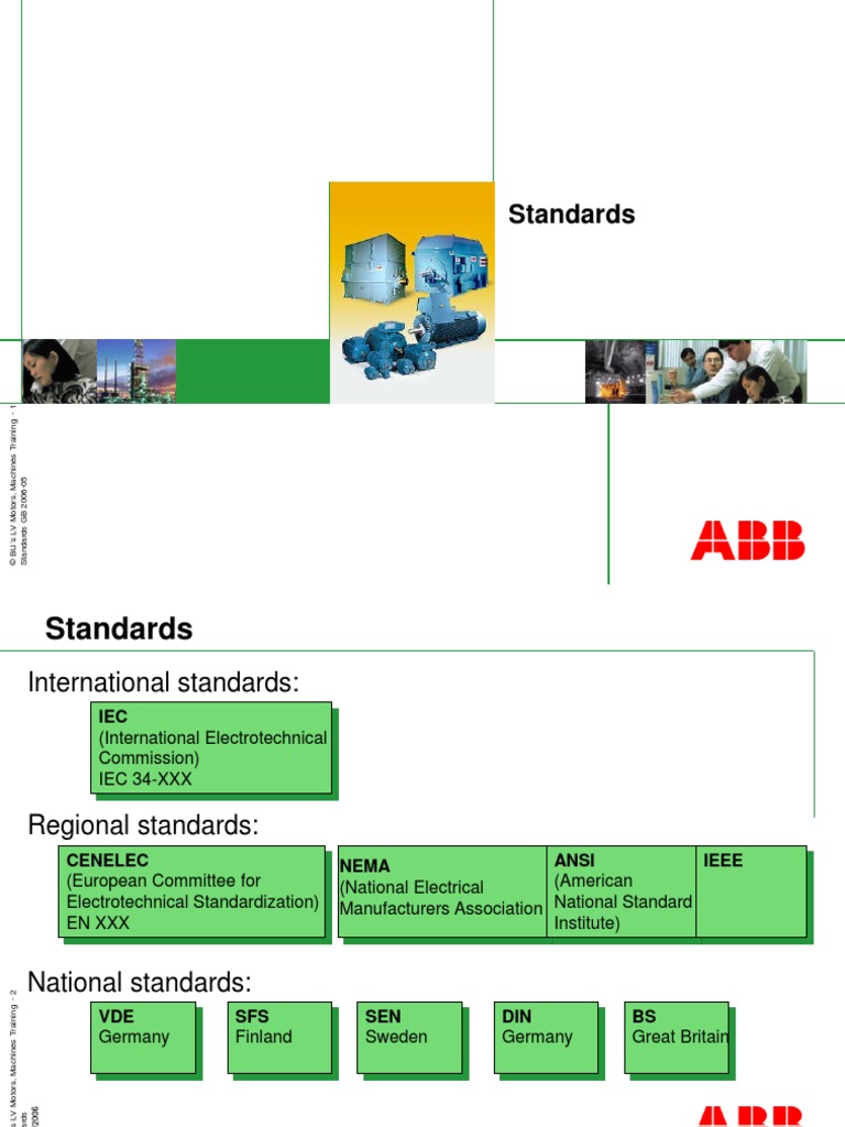 ABB | PDF | International Electrotechnical Commission | Electric Motor