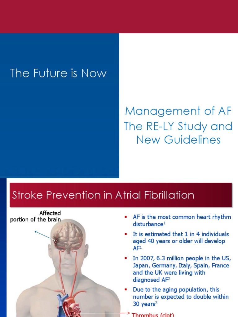 The Future Is Now: Management of AF The RE-LY Study and New Guidelines ...