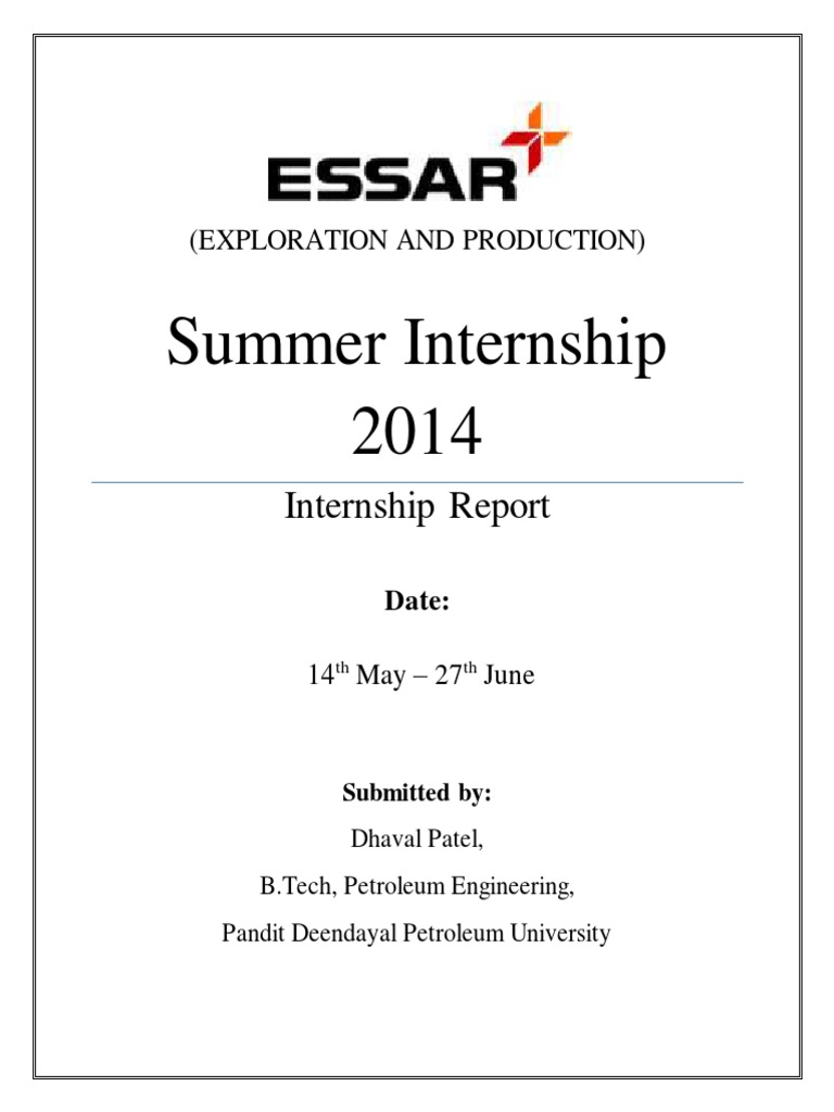 Essar Coal Bed Methane Training Report | PDF | Coalbed Methane | Pump