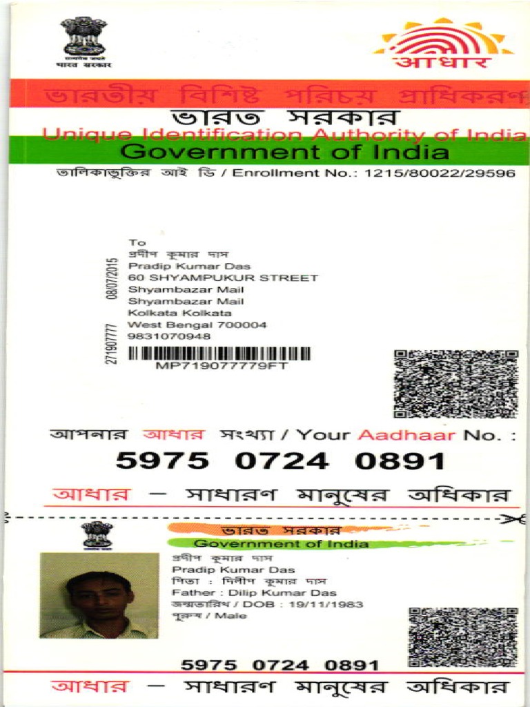 Download Your Aadhaar Card PDF | PDF