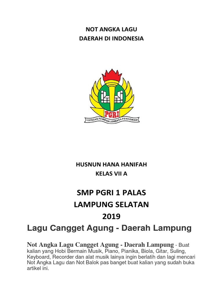 Not Lagu | PDF