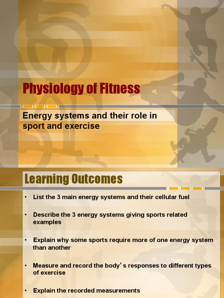 Energy Systems in Sport | PDF | Adenosine Diphosphate | Adenosine ...