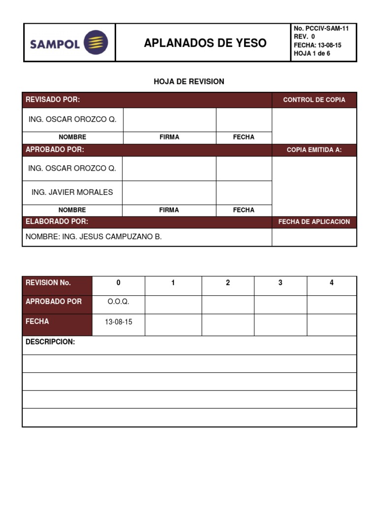 Pcciv-Sam-13 Aplicacion de Tirol en Muros y Plafones | PDF | Yeso ...