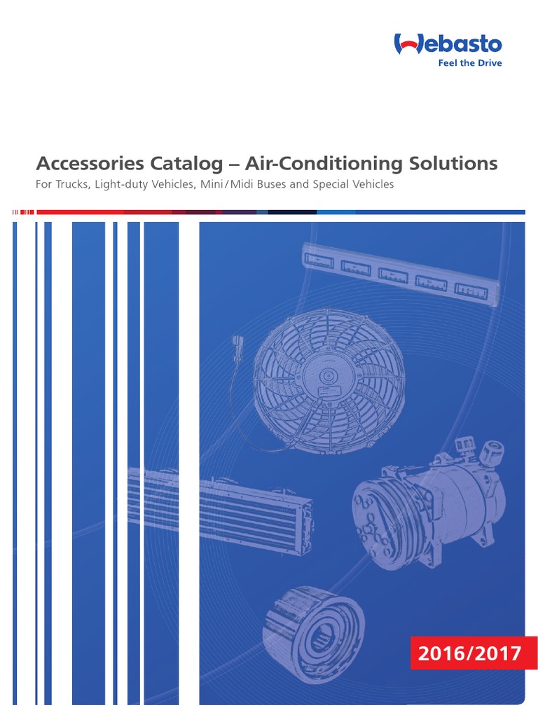 Webasto Heavy Duty Air Conditioning Accessories Catalog | PDF | Air ...