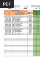 Nutritional Status Template With Auto-Compute Age and BMI | PDF ...